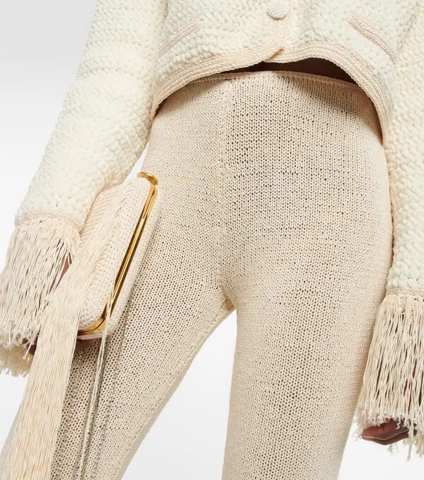 Magda Butrym Crochet High-rise Slim Pants