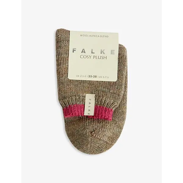 Falke Cosy Plush Cushioned Socks - Nut Mel.