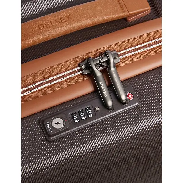 DELSEY Four Double-wheel Suitcase 76cm - Dark Brown