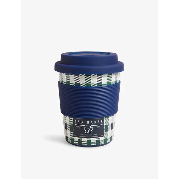 Ted Baker London Checked Stainless-steel Travel Cup 230ml