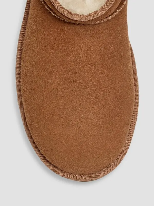 UGG Classic Ultra Mini Sheepskin Ankle Boots - Chestnut