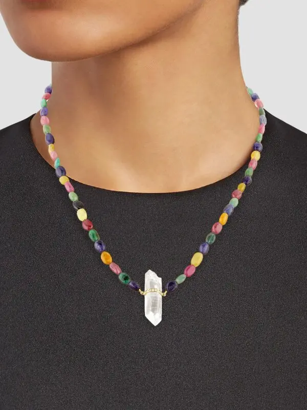 Jia Jia 14k & -gemstone Necklace