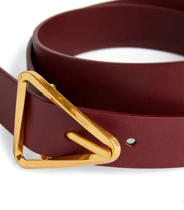 Bottega Veneta Leather Triangle Belt