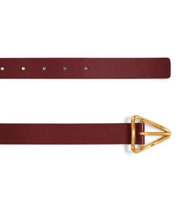 Bottega Veneta Leather Triangle Belt