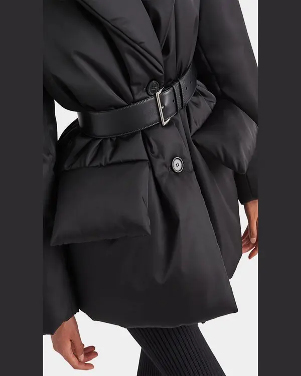 Prada Re-nylon Belted Jacket