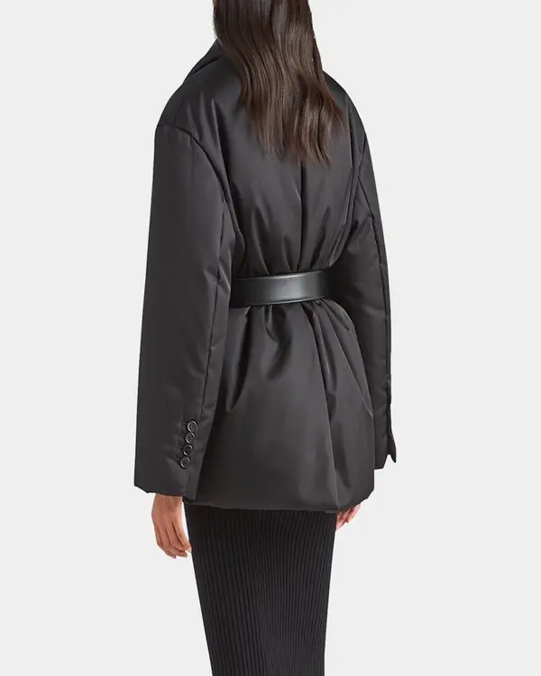 Prada Re-nylon Belted Jacket