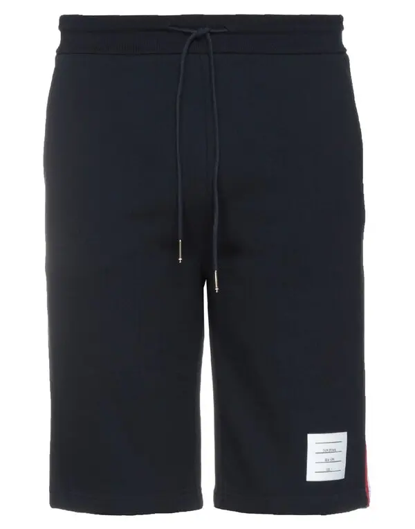 Thom Browne Shorts & Bermuda Shorts Midnight Size Cotton, Elastane - Dark Blue