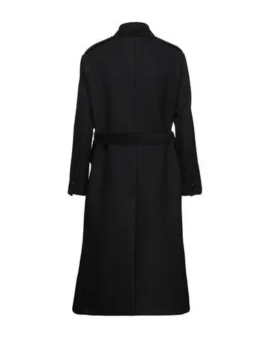 Dolce & Gabbana Coat In Virgin Wool, Cotton, And Lambskin