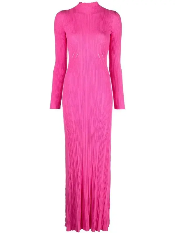 Jacquemus Lenzuolo Pleated Long Dress