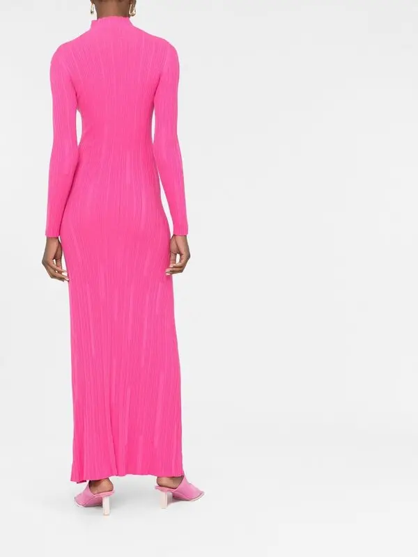 Jacquemus Lenzuolo Pleated Long Dress