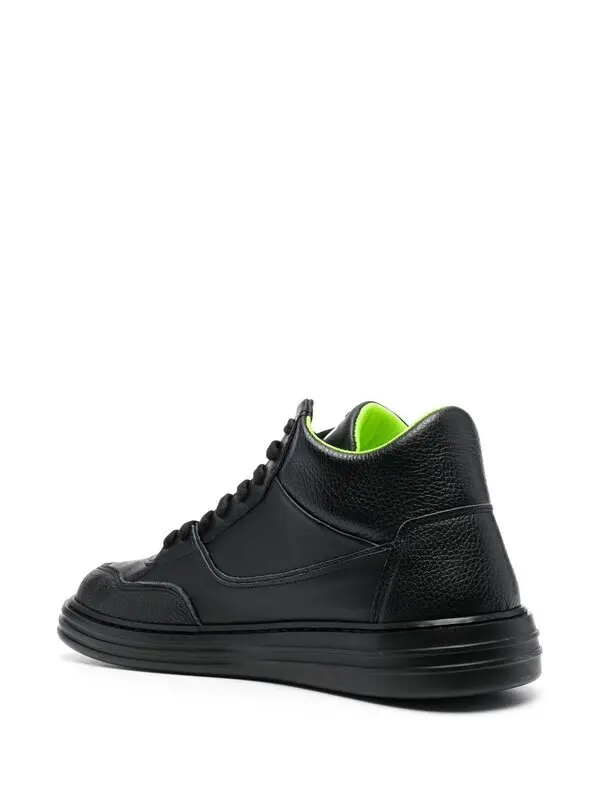 MSGM Logo-print High-top Sneakers