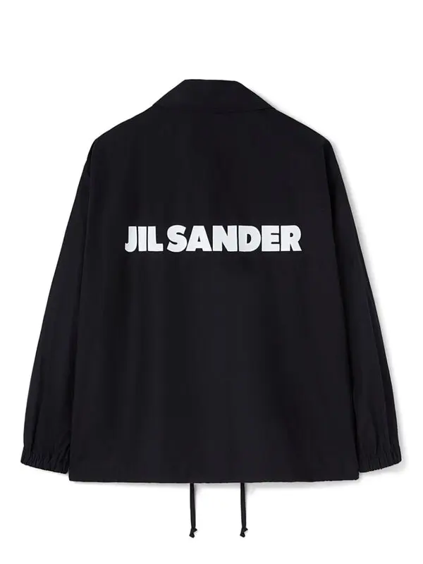 JIL SANDER Logo-print Shirt Jacket - Black