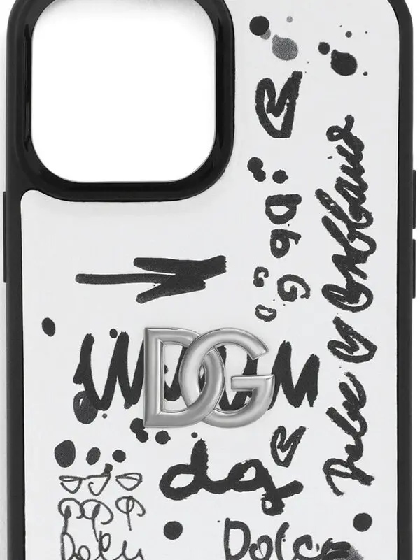 Dolce & Gabbana Graffiti-print Iphone 13 Pro Max Case