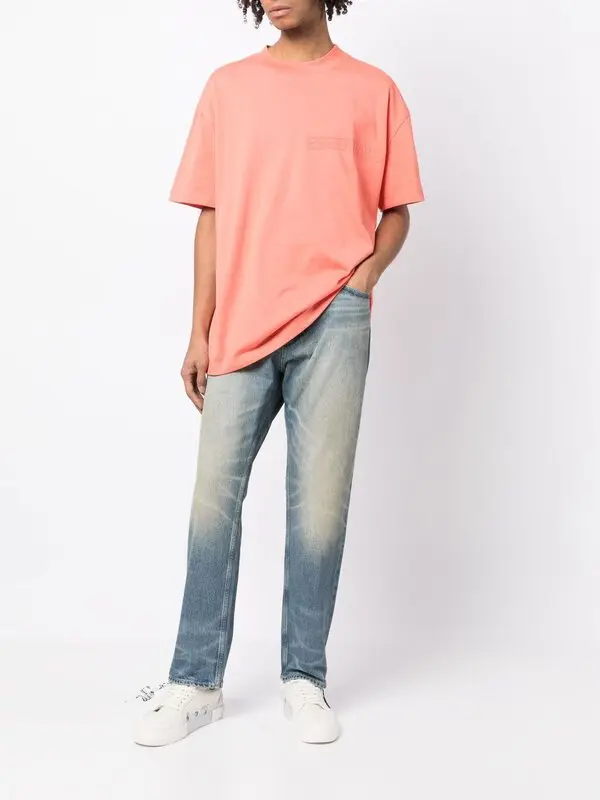 Fear Of God Embossed-logo T-shirt - Pink