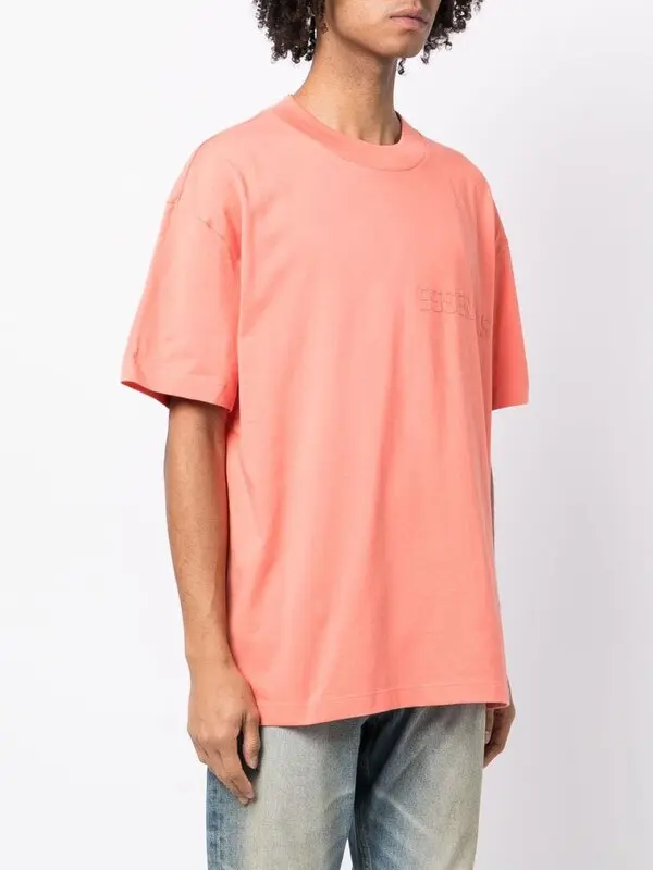 Fear Of God Embossed-logo T-shirt - Pink
