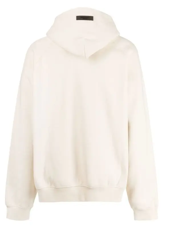 Fear Of God Logo-print Hoodie - Neutrals