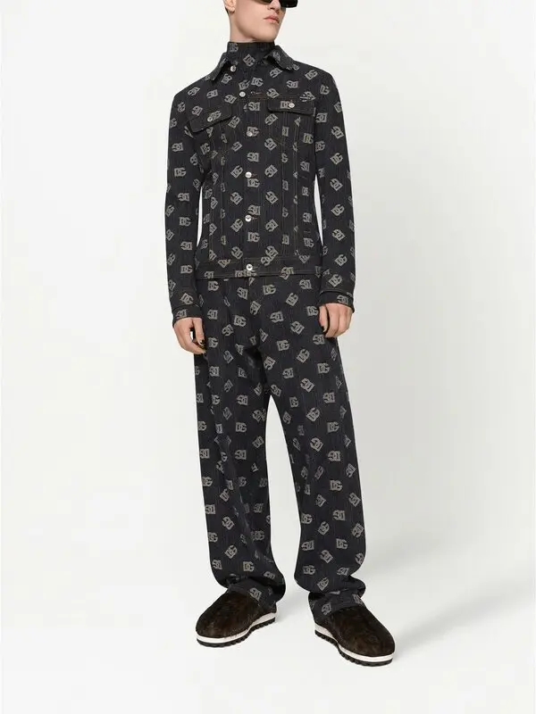 Dolce & Gabbana Dg Jacquard Long-sleeve Shirt