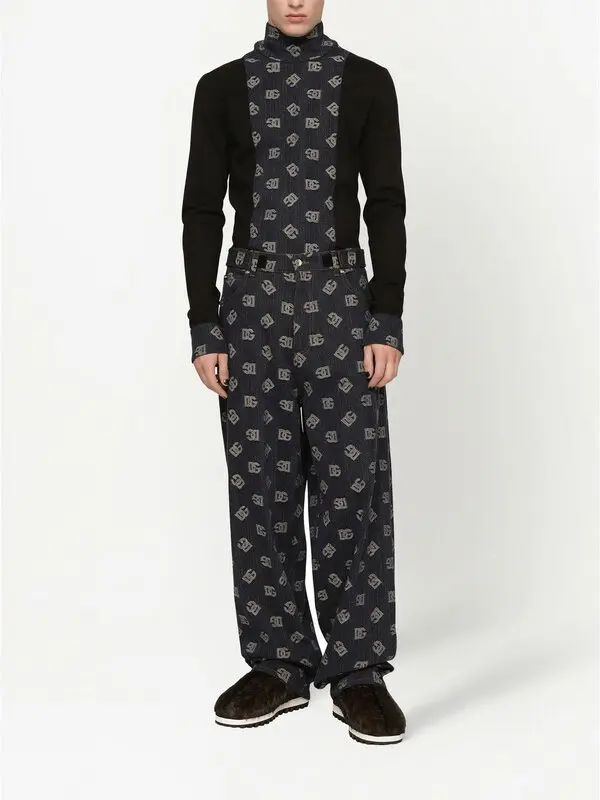 Dolce & Gabbana Dg Jacquard Long-sleeve Shirt