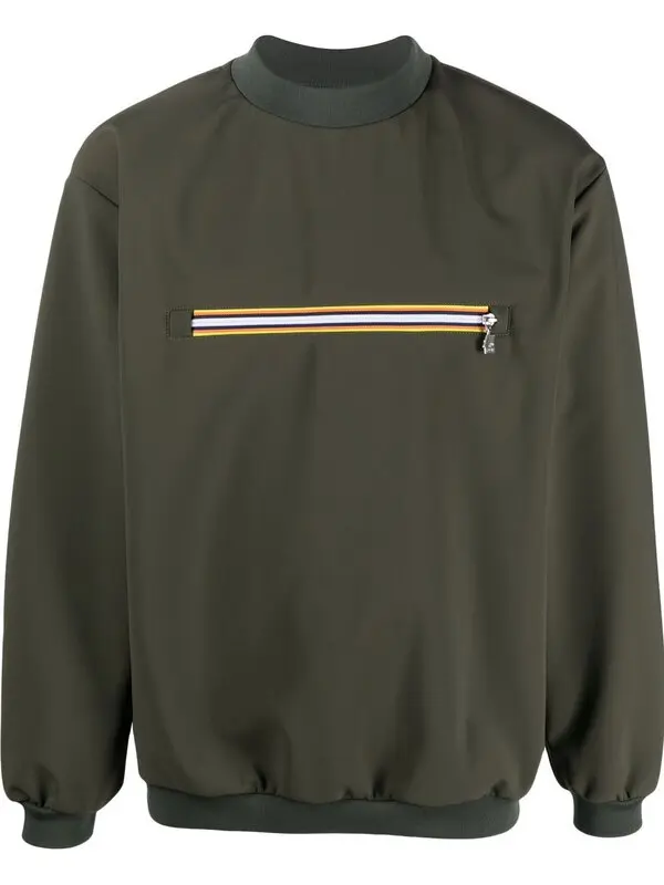 K-WAY Front Zip-pocket Sweatshirt