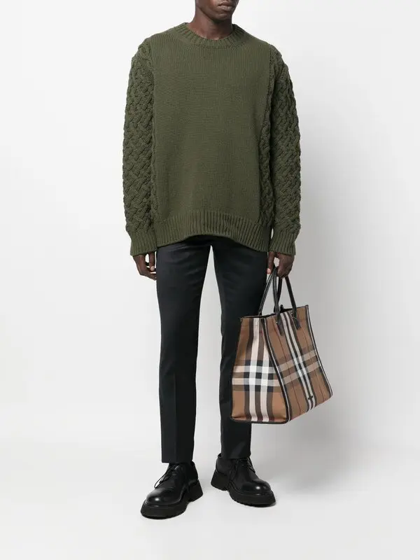 PRESIDENT’S President's Cable-knit Crew Neck Jumper