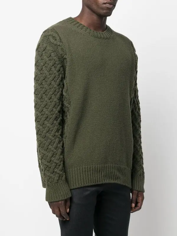 PRESIDENT’S President's Cable-knit Crew Neck Jumper