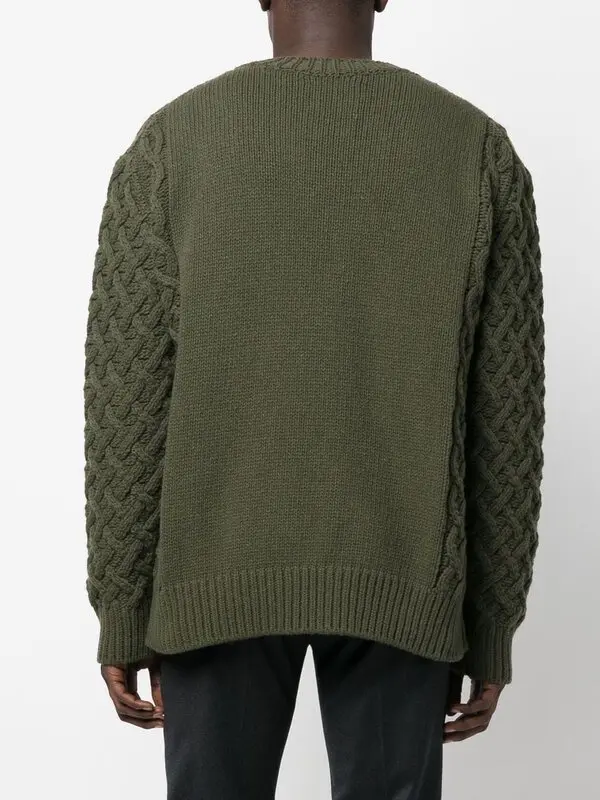 PRESIDENT’S President's Cable-knit Crew Neck Jumper