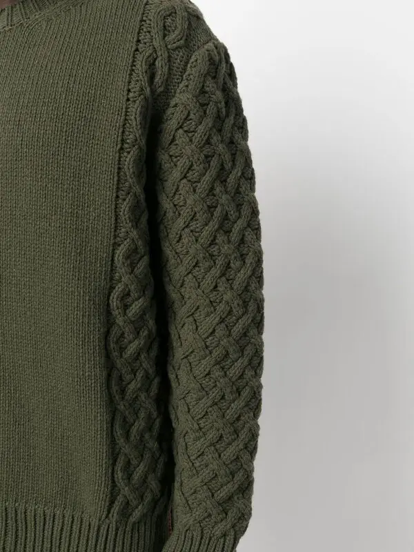 PRESIDENT’S President's Cable-knit Crew Neck Jumper