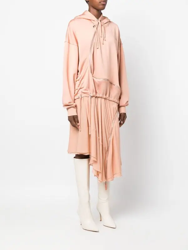 DIESEL® Asymmetric Jumper Dress - Pink