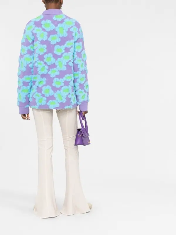 Jacquemus Le Chemise Neve Fleurs Cardigan