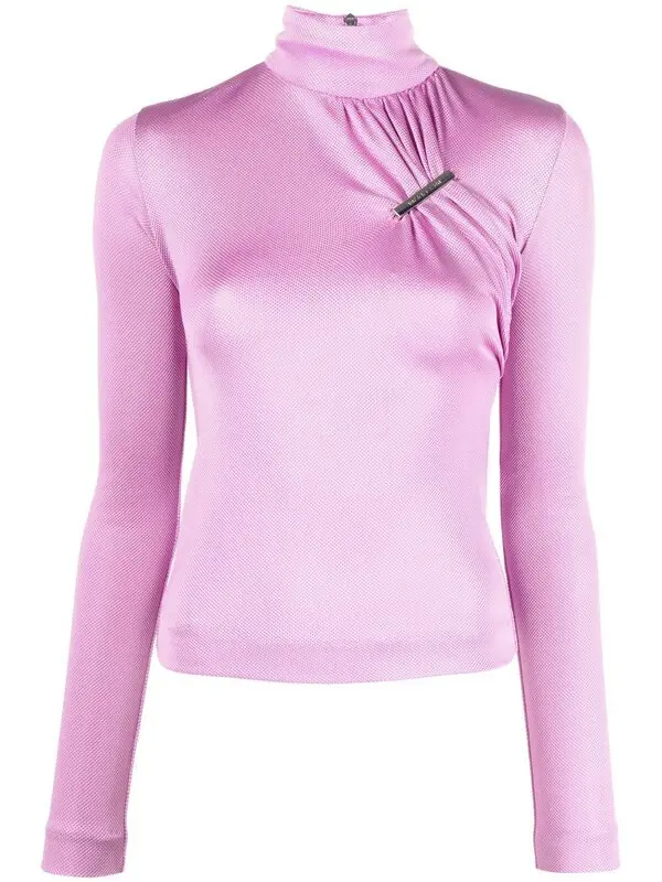 1017 Alyx 9sm Gathered Clip-design Top