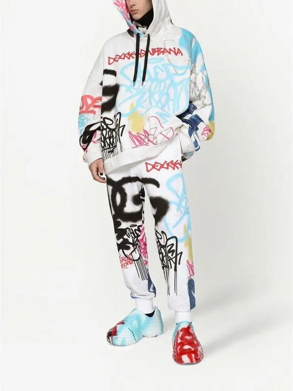 Dolce & Gabbana Graffiti-print Hoodie