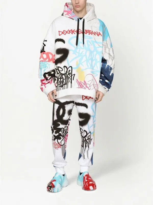 Dolce & Gabbana Graffiti-print Hoodie