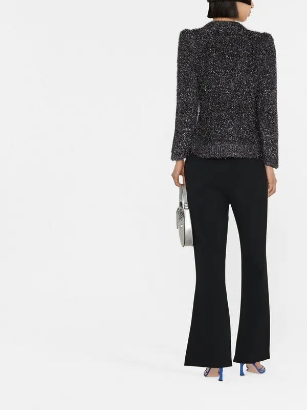 Alberta Ferretti Metallic Knitted Jacket