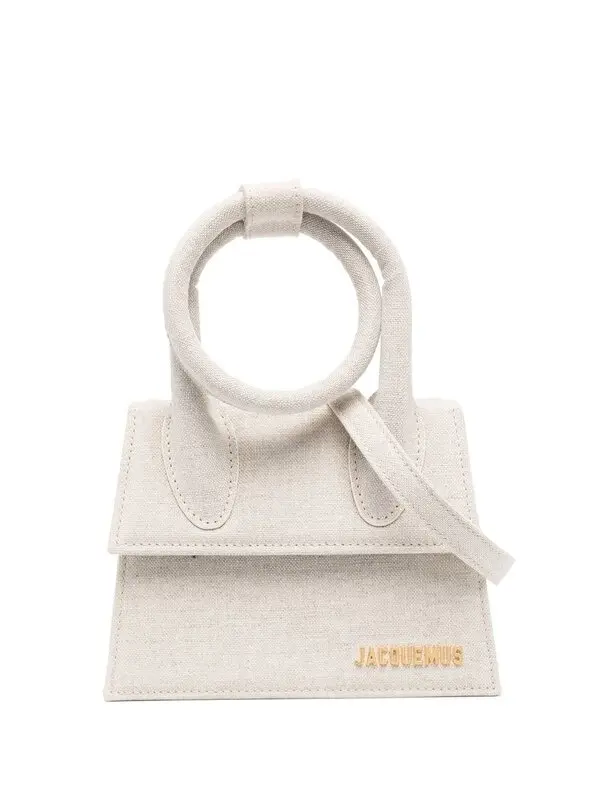 Jacquemus Le Chiquito Noeud Tote - Neutrals