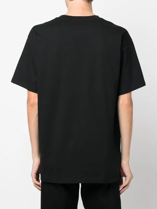 Carhartt Work In Progress Script Logo-embroidered T-shirt - Black