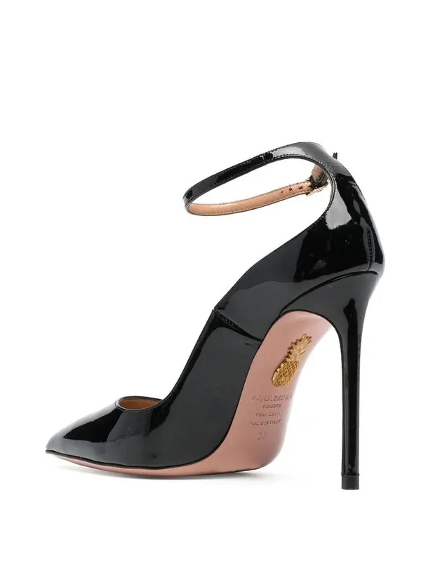 AQUAZZURA Love Affair 105mm Ankle Strap Pumps