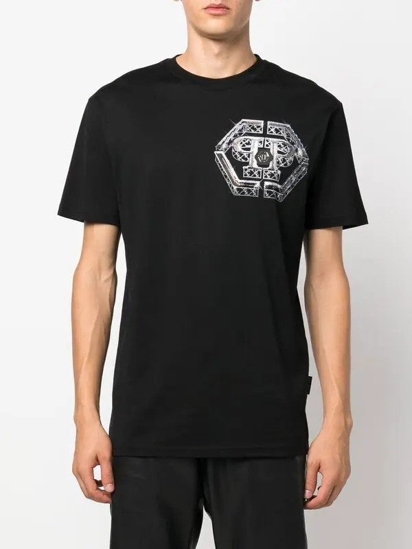 Philipp Plein Logo-print Short-sleeve T-shirt - Black