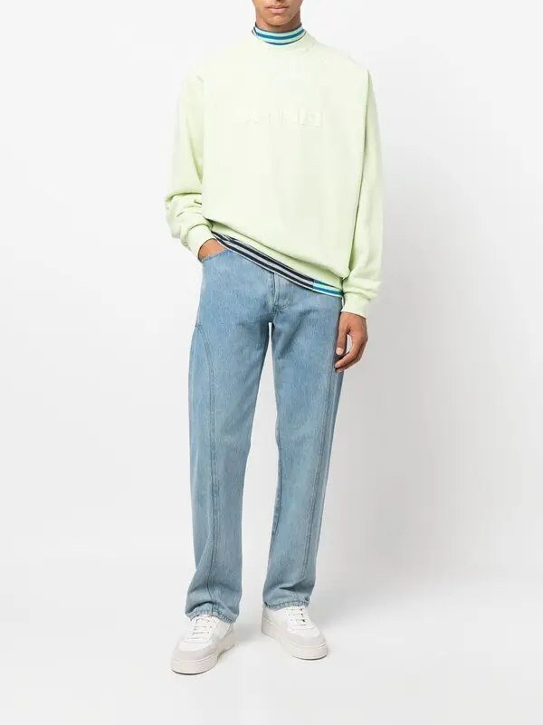 Sunnei Embroidered Logo Sweatshirt - Green