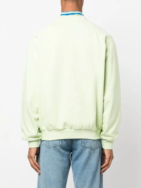 Sunnei Embroidered Logo Sweatshirt - Green