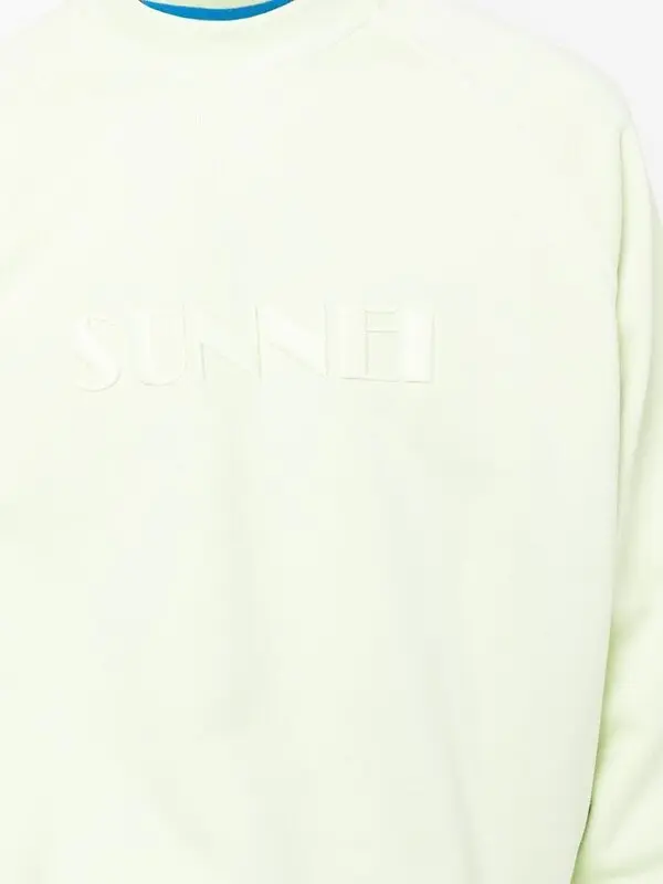 Sunnei Embroidered Logo Sweatshirt - Green