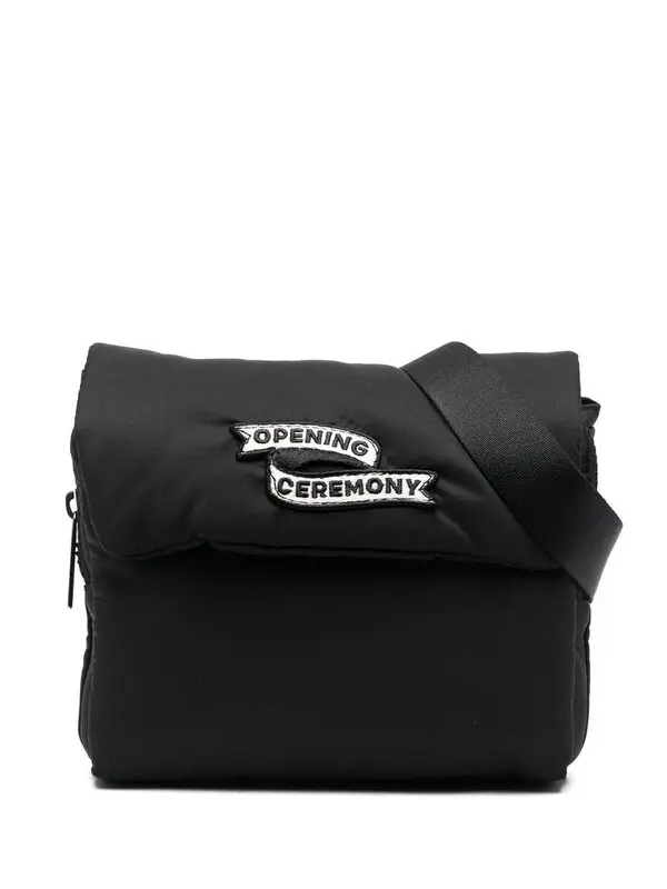 Opening Ceremony Logo-patch Camera Bag - Black