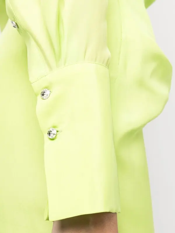 Gauge81 Silk Draped Shirt Dress