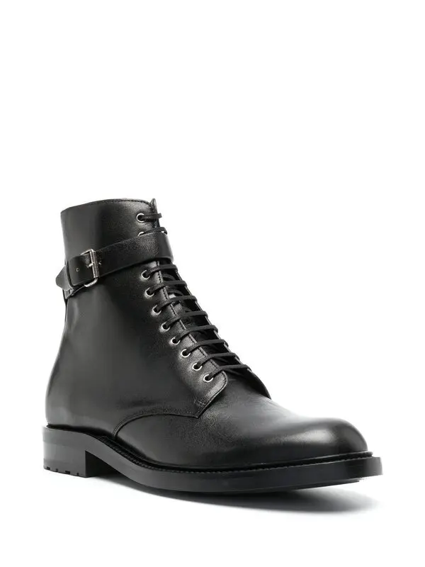 Saint Laurent 20mm Army Buckle Boots