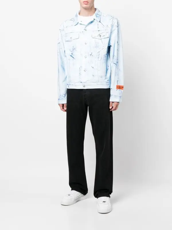 Heron Preston Overdyed Button-up Shirt Jacket