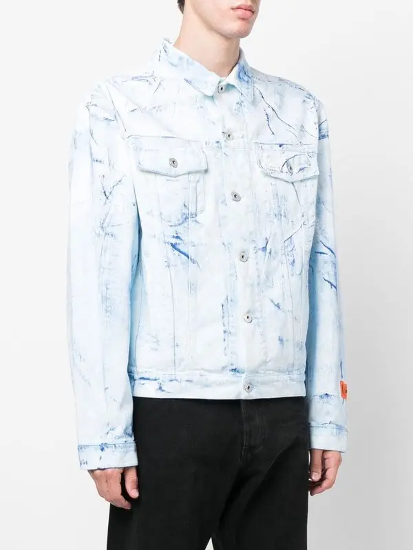Heron Preston Overdyed Button-up Shirt Jacket