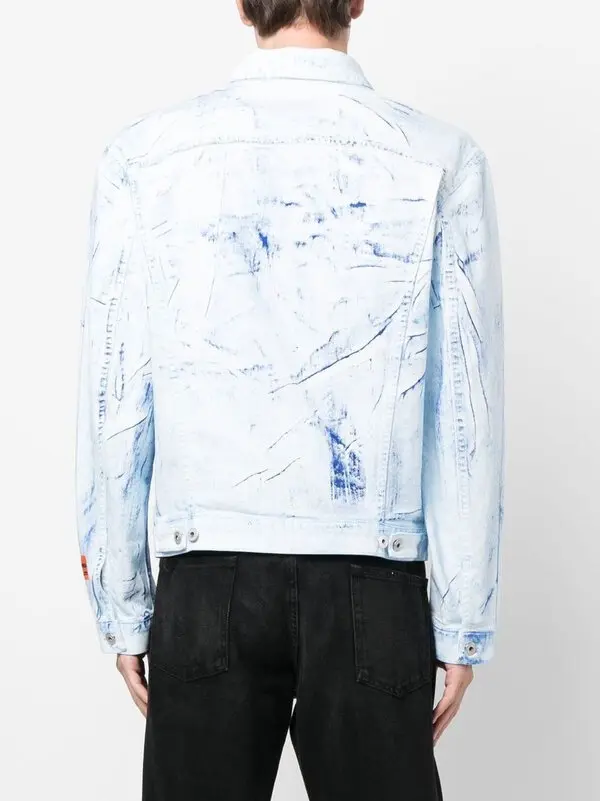 Heron Preston Overdyed Button-up Shirt Jacket