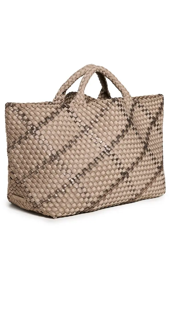 NAGHEDI St Barths Large Plaid Tote