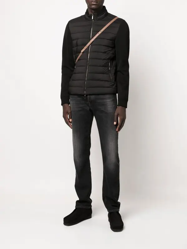 MOORER Padded Zip-up Gilet