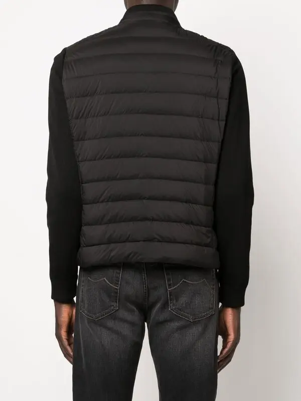 MOORER Padded Zip-up Gilet