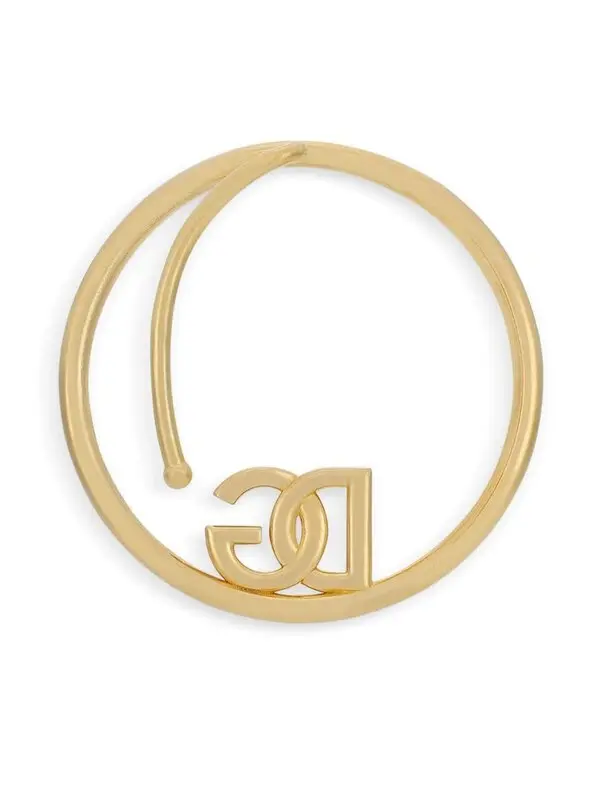 Dolce & Gabbana Dg Logo Hoop Earrings